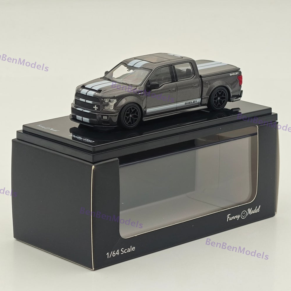 Funny Model 1/64 Ford SHELBY F-150 Shelby Super Snake Pickup Magnetic ...