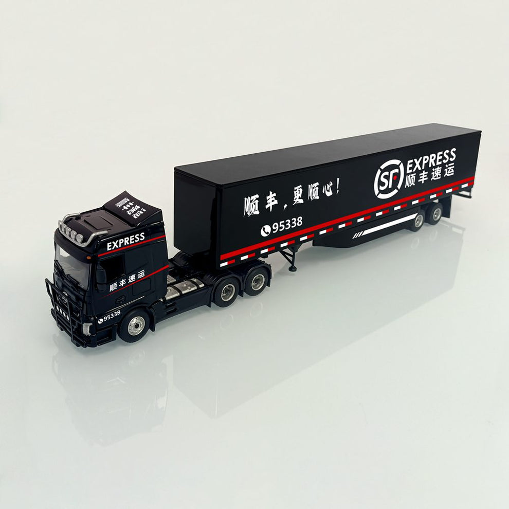 MJ 1:64 Sany Tractor Truck Yingjie Edition Container Diecast Alloy Car ...