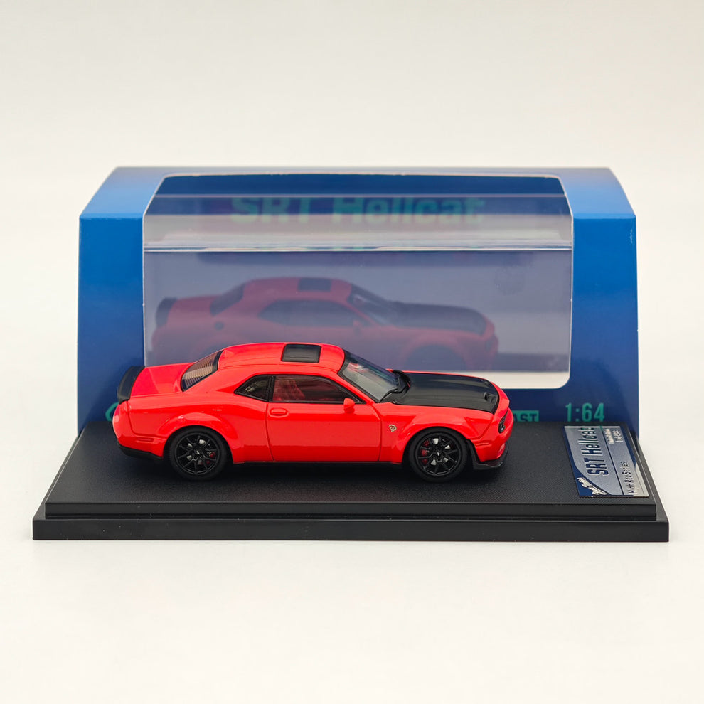 Stance Hunters 1:64 Dodge SRT Hellcat red & black Diecast Models Car Collection – BenBenModels