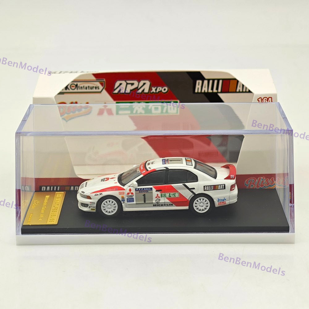 MK Miniatures 1/64 Mitsubishi Galant VR-4 White #1 APA xpo Diecast ...
