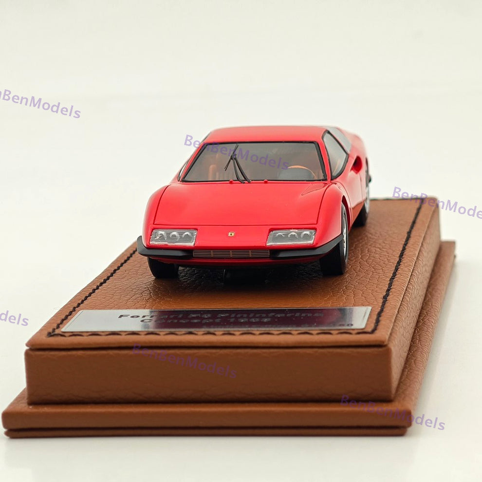 Tecnomodel 1/43 Ferrari P6 Pininfarina Concept 1968 Red Resin Model Car ...
