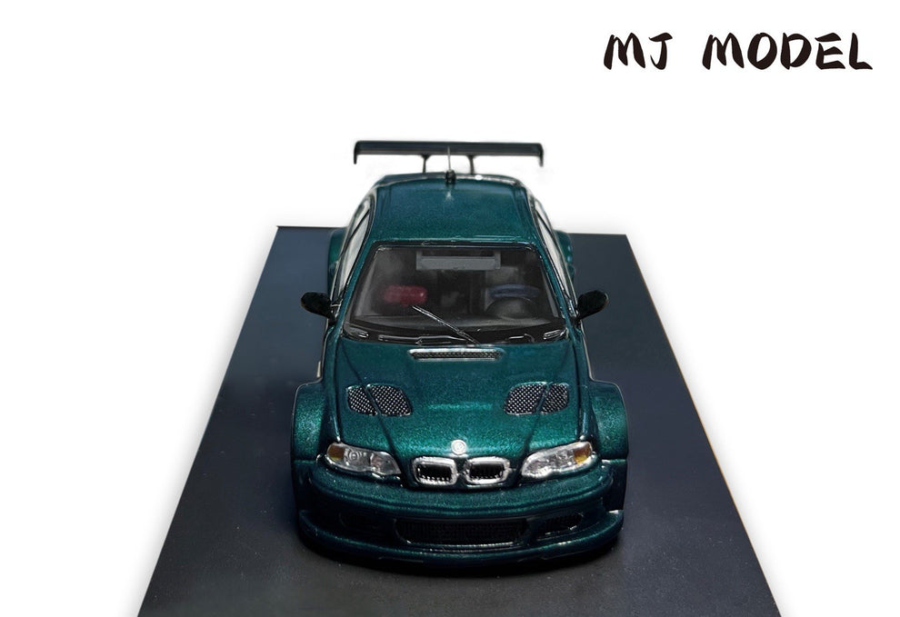 MJ 1:64 BMW M3 GTR British Green Diecast Car Models Collectible - Limi ...