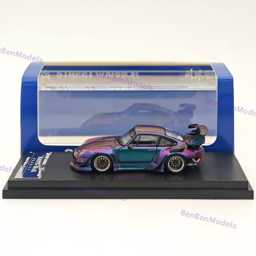 Street WARRIOR SW 1:64 Porsche RWB 993 Racing Sports Classic Model Low ...