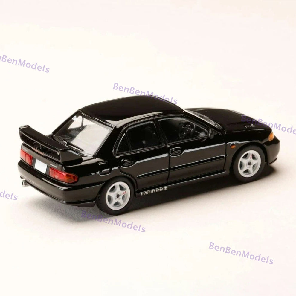 Hobby Japan 1/64 Mitsubishi Lancer RS Evolution III INITIAL D Black ...