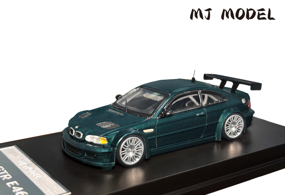 MJ 1:64 BMW M3 GTR British Green Diecast Car Models Collectible - Limi ...