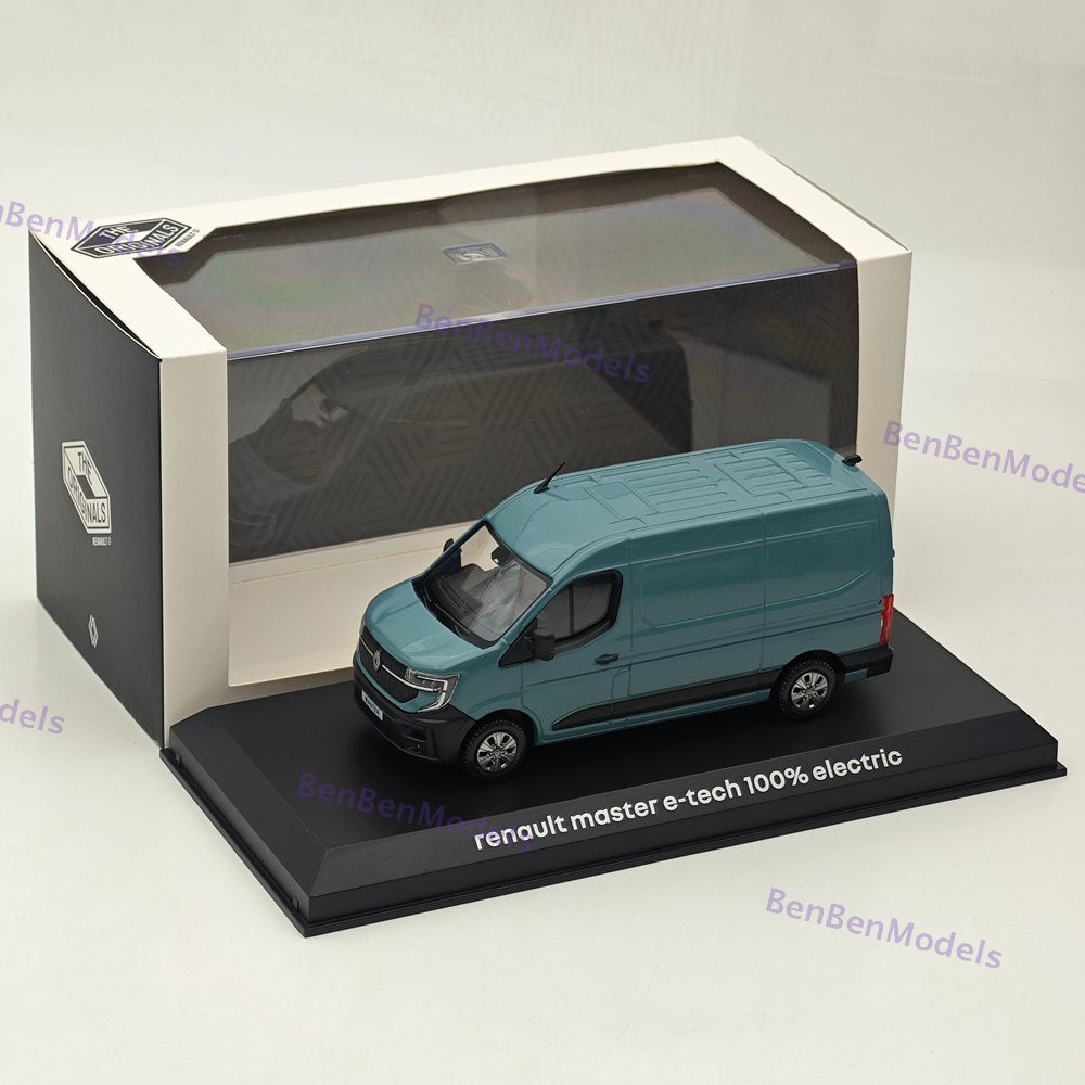 NOREV 1/43 Renault Master E-Tech 100% Electric 2024 Green Agave Diecast ...