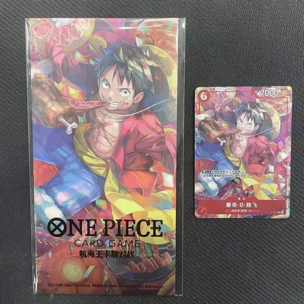 ONE PIECE Card Game Chinese New Year Red Packet with Monkey D. Luffy P ...