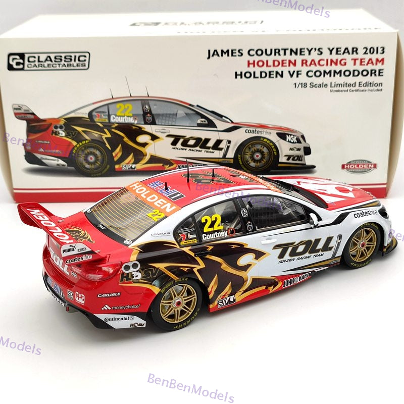 Classic Carlectables 1:18 James Courtney's 2013 Toll Holden Racing Team ...