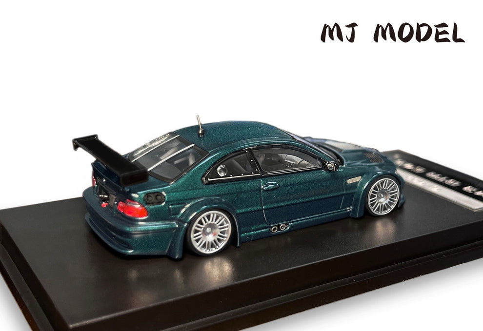 MJ 1:64 BMW M3 GTR British Green Diecast Car Models Collectible - Limi ...