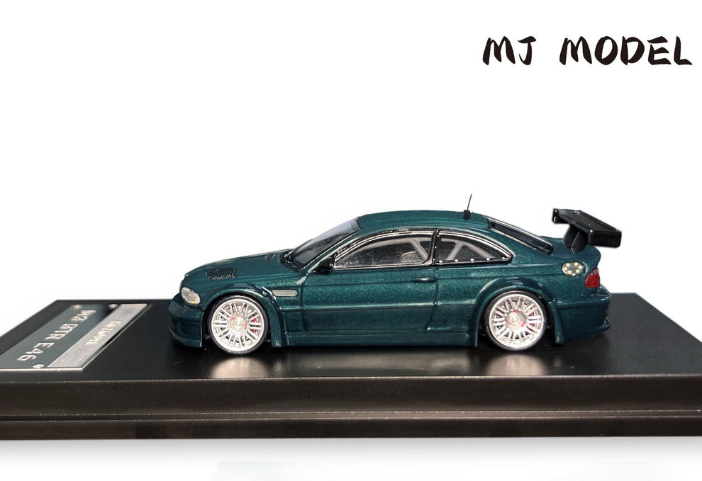 MJ 1:64 BMW M3 GTR British Green Diecast Car Models Collectible - Limi ...