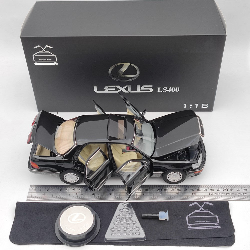 1/18 Toyota Lexus LS400 First Generation Black & Silver Diecast model ...
