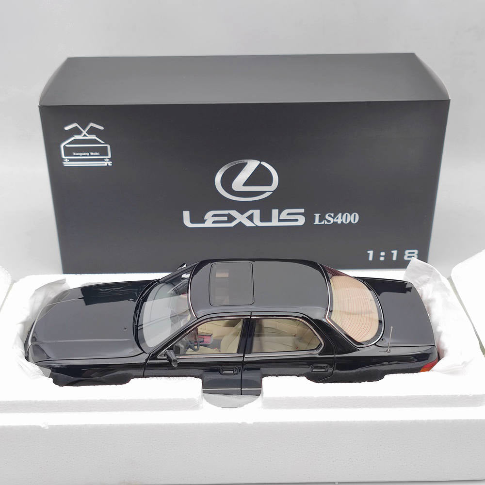 1/18 Toyota Lexus LS400 First Generation Black & Silver Diecast model ...